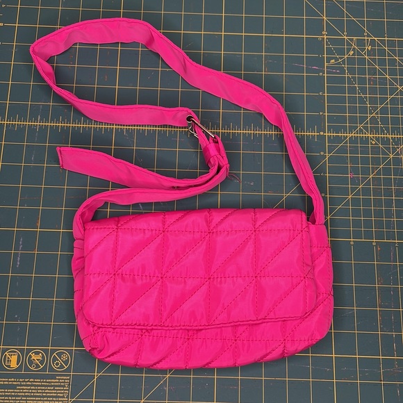 Bags | Brand New Neonpink Quilted Square Bag | Poshmark